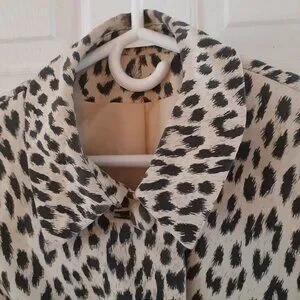 Jackets & Coats | Mod Style Swinging Sixties Vintage Leopard Print Coat ...